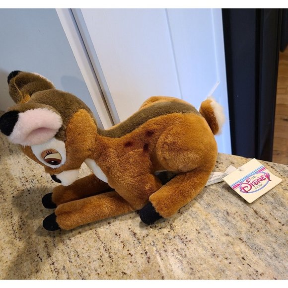 Disney | Toys | Disney Store Bambi Plush Stuffed Animal 3 Wide With ...